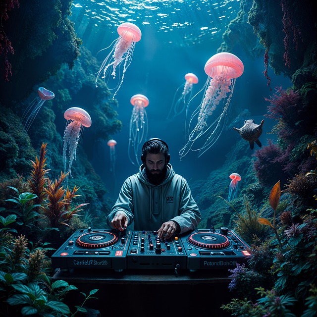Download Ai Generated, Underwater, Dj. Royalty-Free Stock Illustration ...