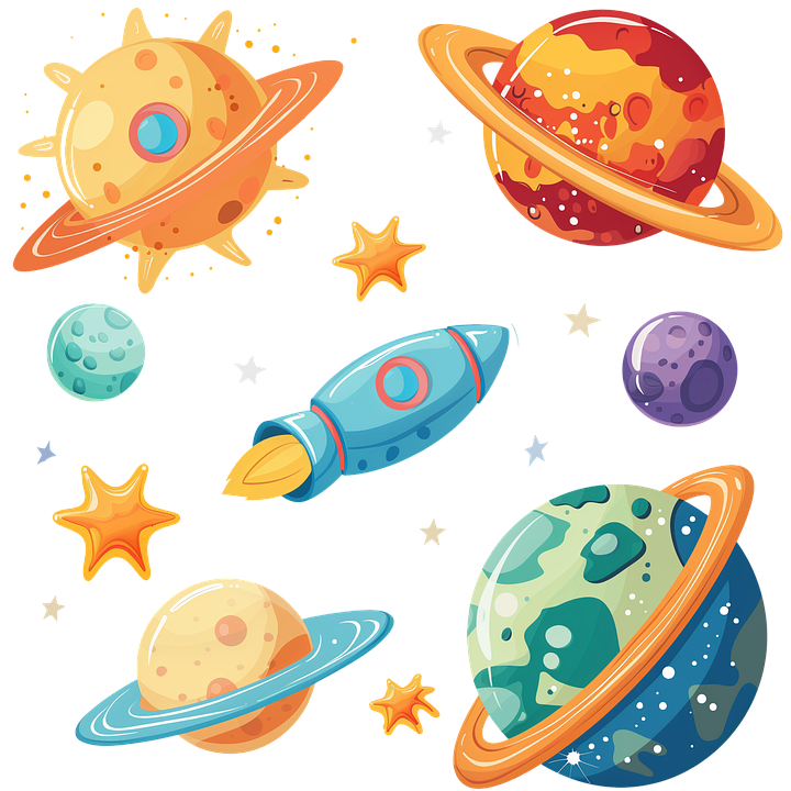 Download Aircraft, Stars, Planet. Royalty-Free Stock Illustration Image ...