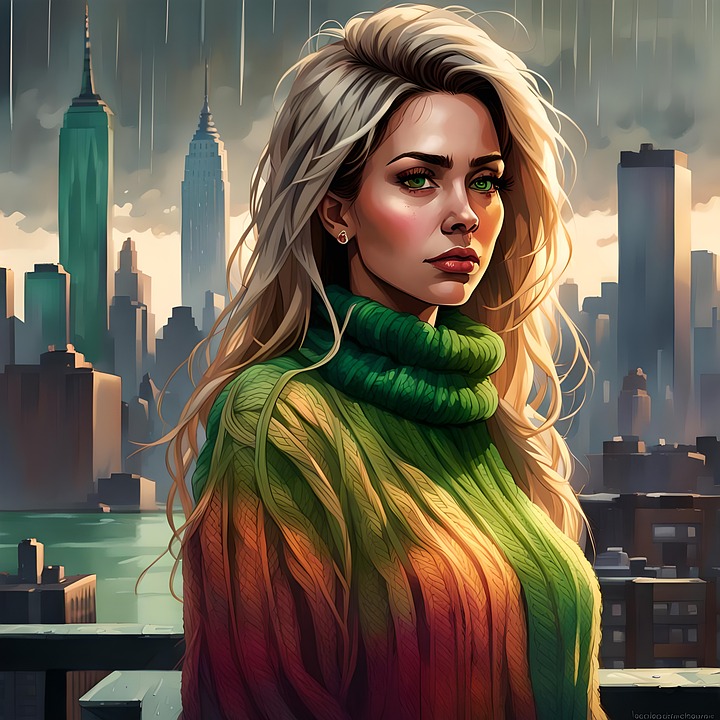 Download Lady Luck, Rain, Superhero. Royalty-Free Stock Illustration ...