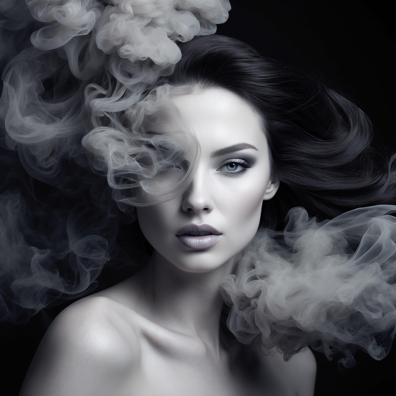 Download Woman, Portrait, Steam. Royalty-Free Stock Illustration Image ...
