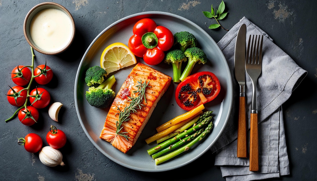 Ikan Salmon Fillet Makan Siang - Gambar gratis di Pixabay