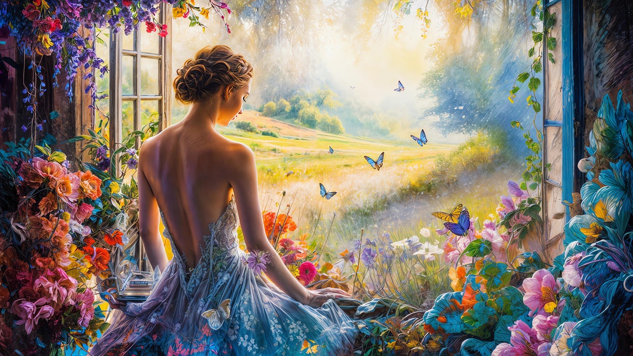 Download Butterfly Sexy Lady Sexy Girl Royalty Free Stock