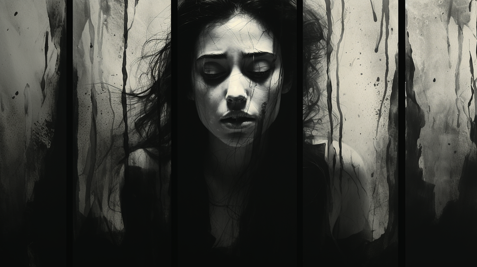 Download Woman, Suffering, Sad. Royalty-Free Stock Illustration Image ...