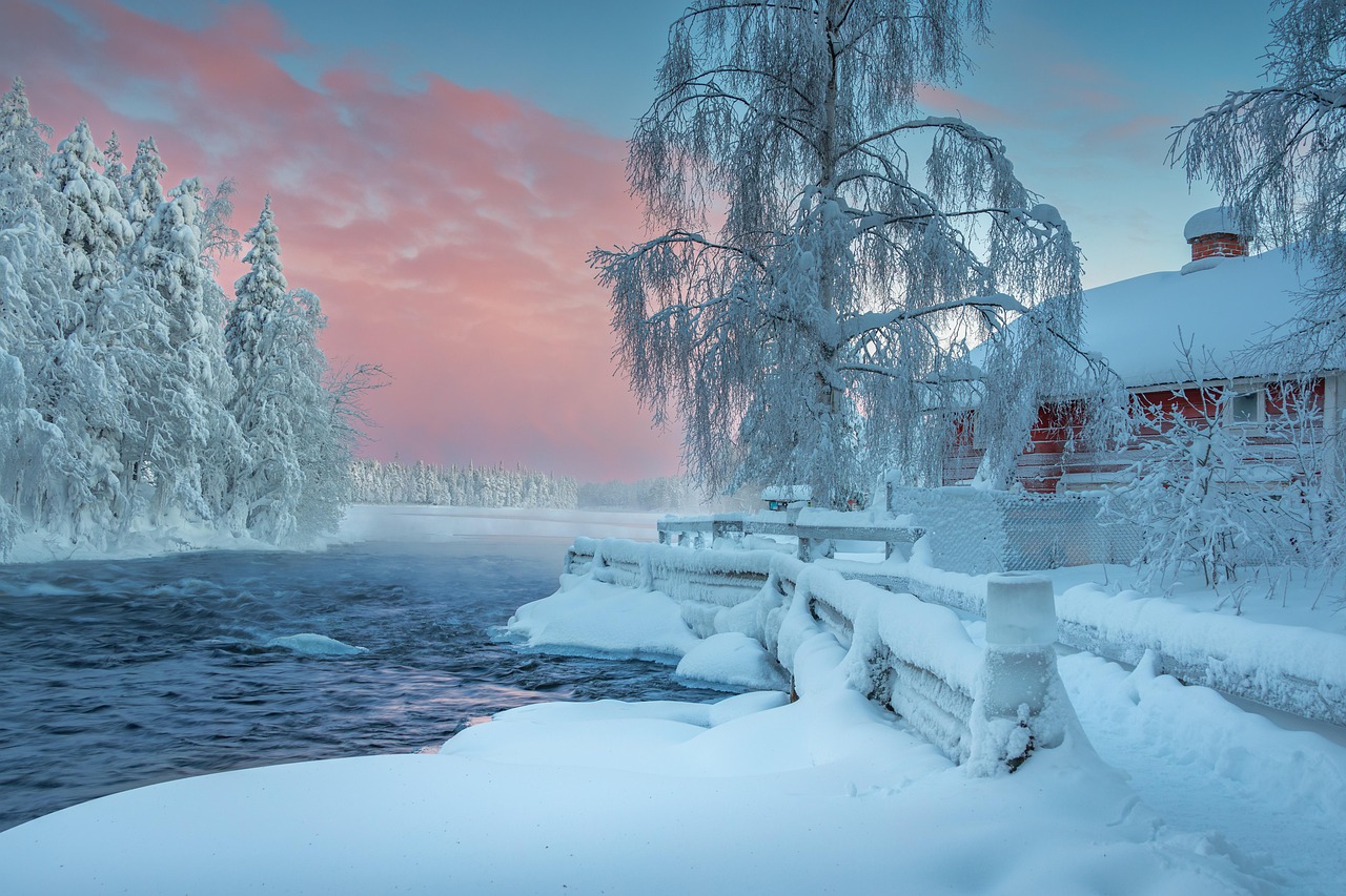 Winter Schnee Fluss - Kostenloses Foto auf Pixabay