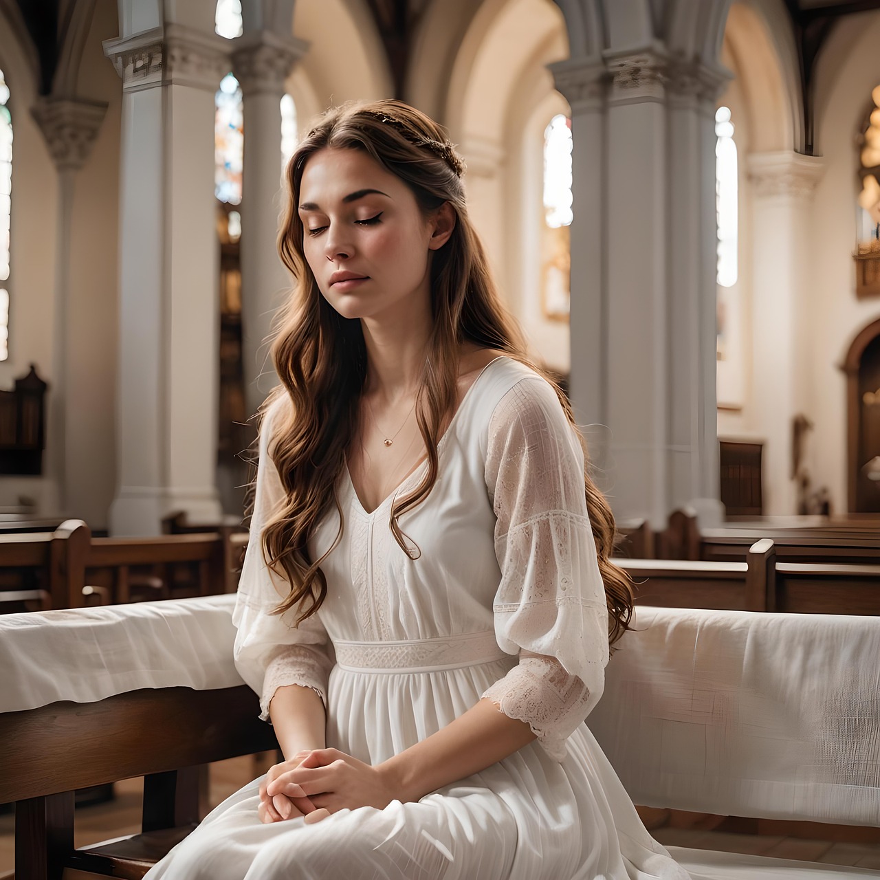 Woman Church Blessing - Free photo on Pixabay