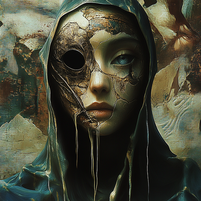 Download Woman, Disintegrating, Decay. Royalty-Free Stock Illustration ...