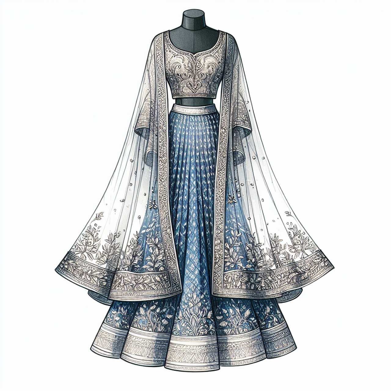 Design Lehenga Indisch - Kostenloses Bild auf Pixabay