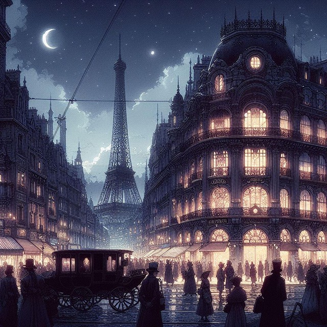 Download Fictitious, Europe, Paris. Royalty-Free Stock Illustration ...