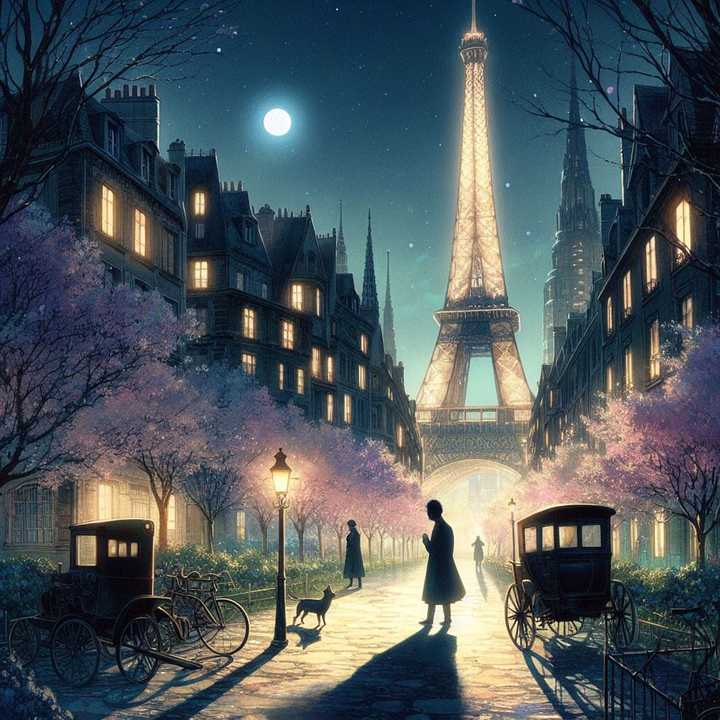Download Fictitious, Europe, Paris. Royalty-Free Stock Illustration ...