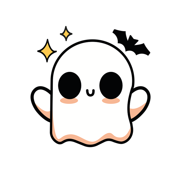 Download Halloween, Ghost, Kawaii. Royalty-Free Stock Illustration ...