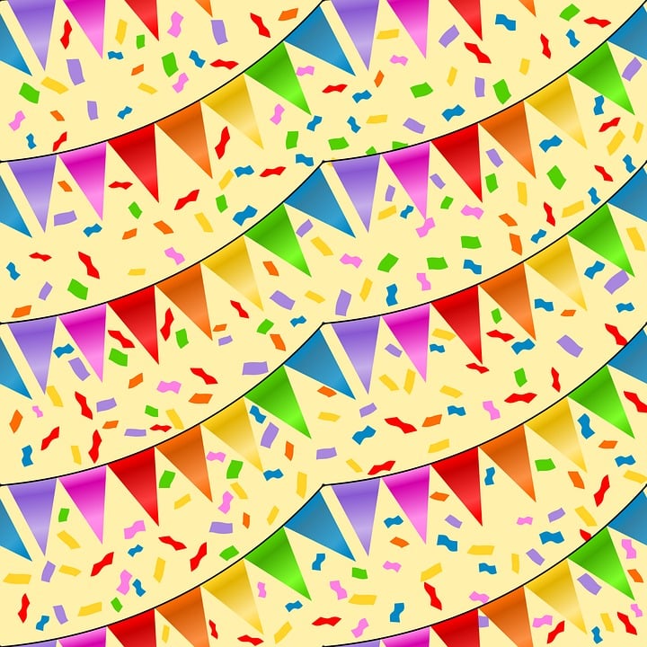 Download Pennants, Flags, Happy Birthday. Royalty-Free Vector Graphic ...
