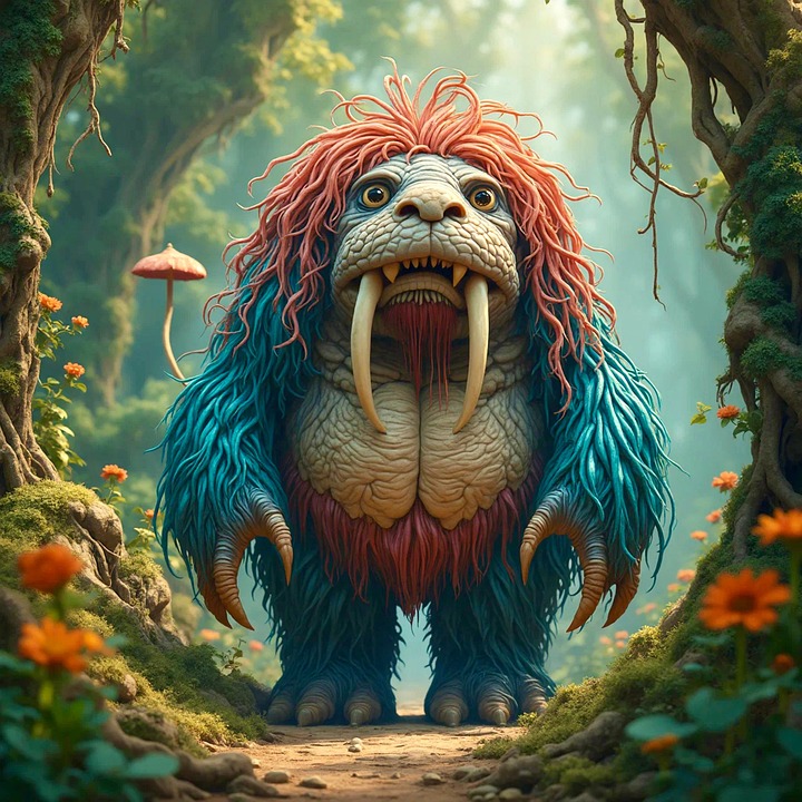Download Ai Generated, Ugly, Creature. Royalty-Free Stock Illustration ...