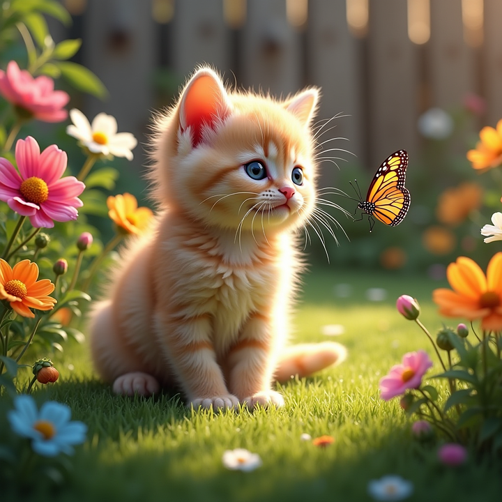 Download Furry, Little Cat, Cat. Royalty-Free Stock Illustration Image ...
