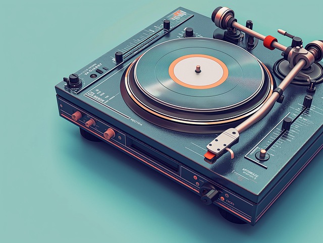 Download Ai Generated, Turntable, Record Player. Royalty-Free Stock ...