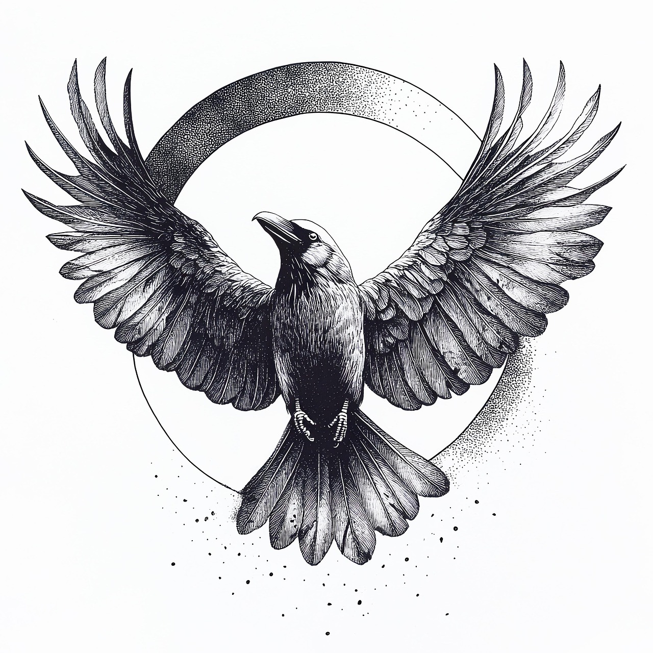 Download Ai Generated, Crow, Bird. Royalty-Free Stock Illustration ...