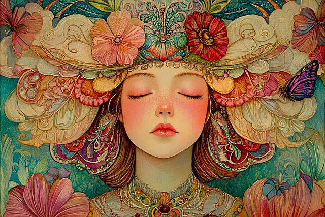 Download Ai Generated, Woman, Headpiece. Royalty-Free Stock ...
