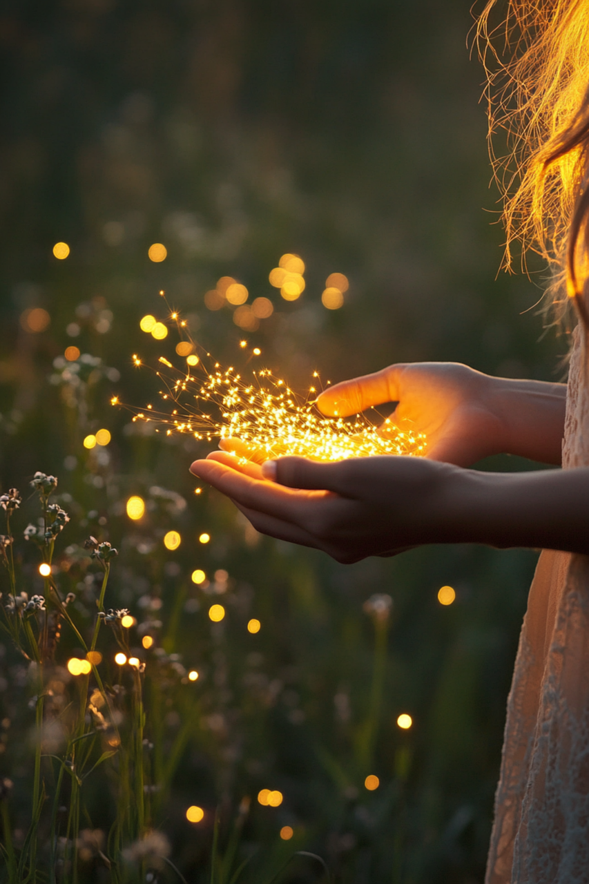 Download Woman, Light, Hands. Royalty-Free Stock Illustration Image ...