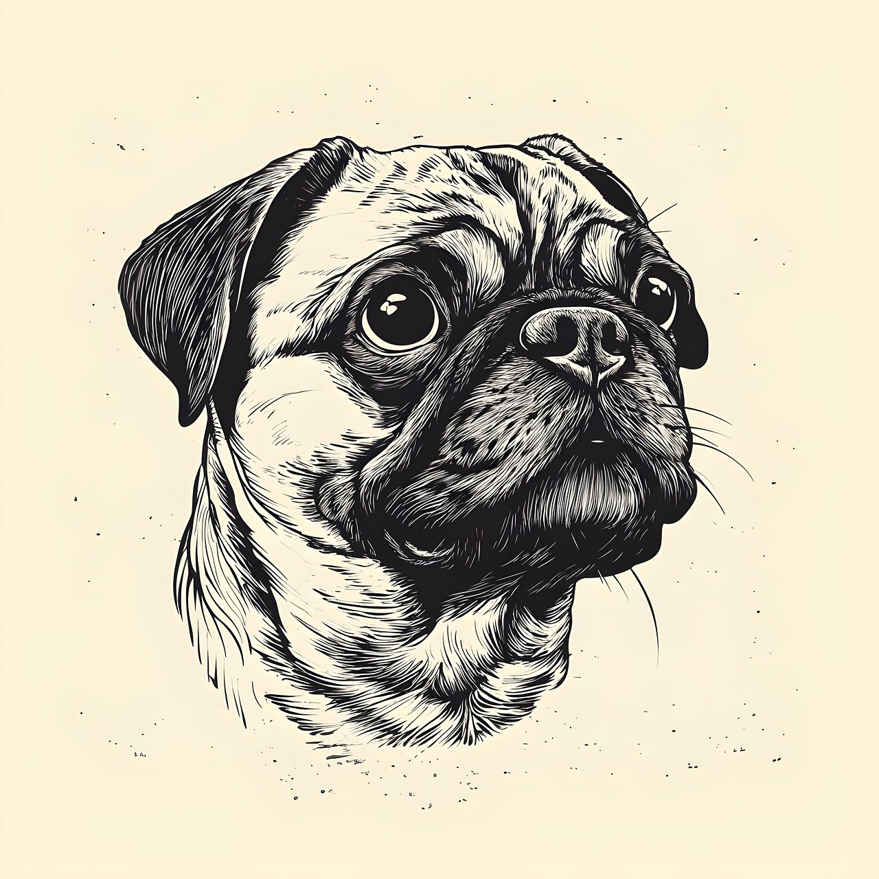 Download Ai Generated, Pug, Dog. Royalty-Free Stock Illustration Image ...