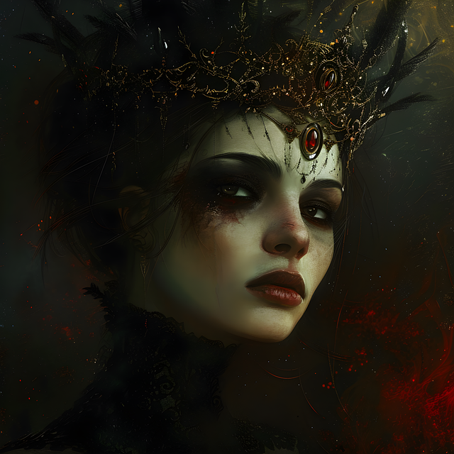 Download Queen, And Generated, Gothic. Royalty-Free Stock Illustration ...