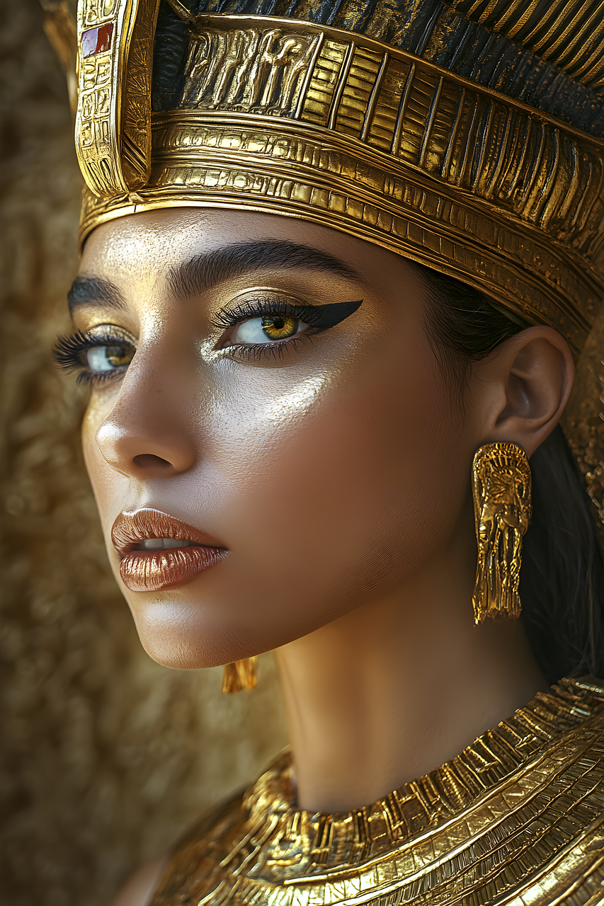 Download Ai Generated, Egyptian, Queen. Royalty-Free Stock Illustration ...