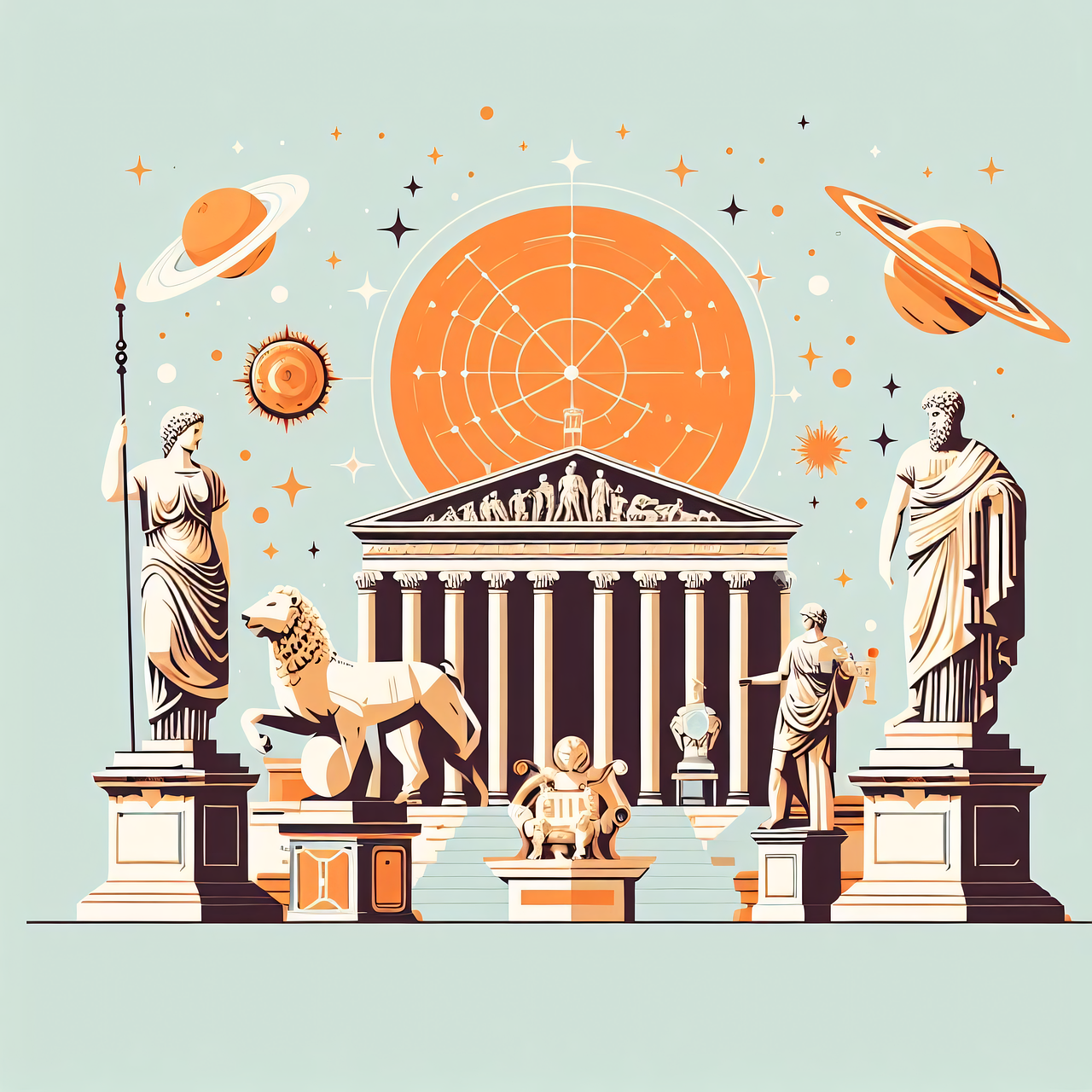 Download Architecture Roman Sculpture Royalty Free Stock