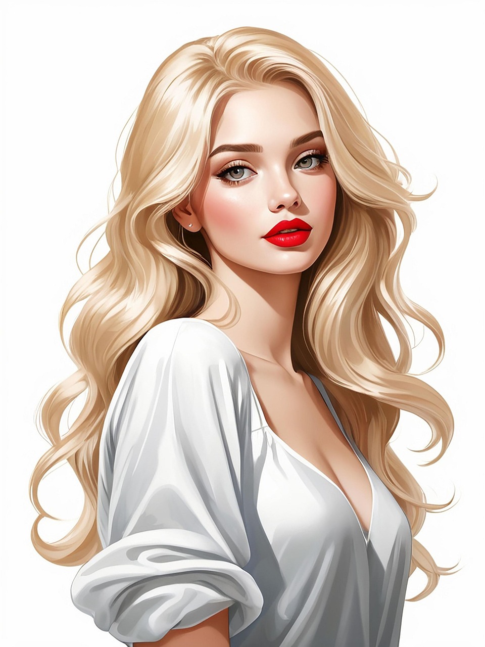 Žena Tvár Blondína - Obrázok zdarma na Pixabay
