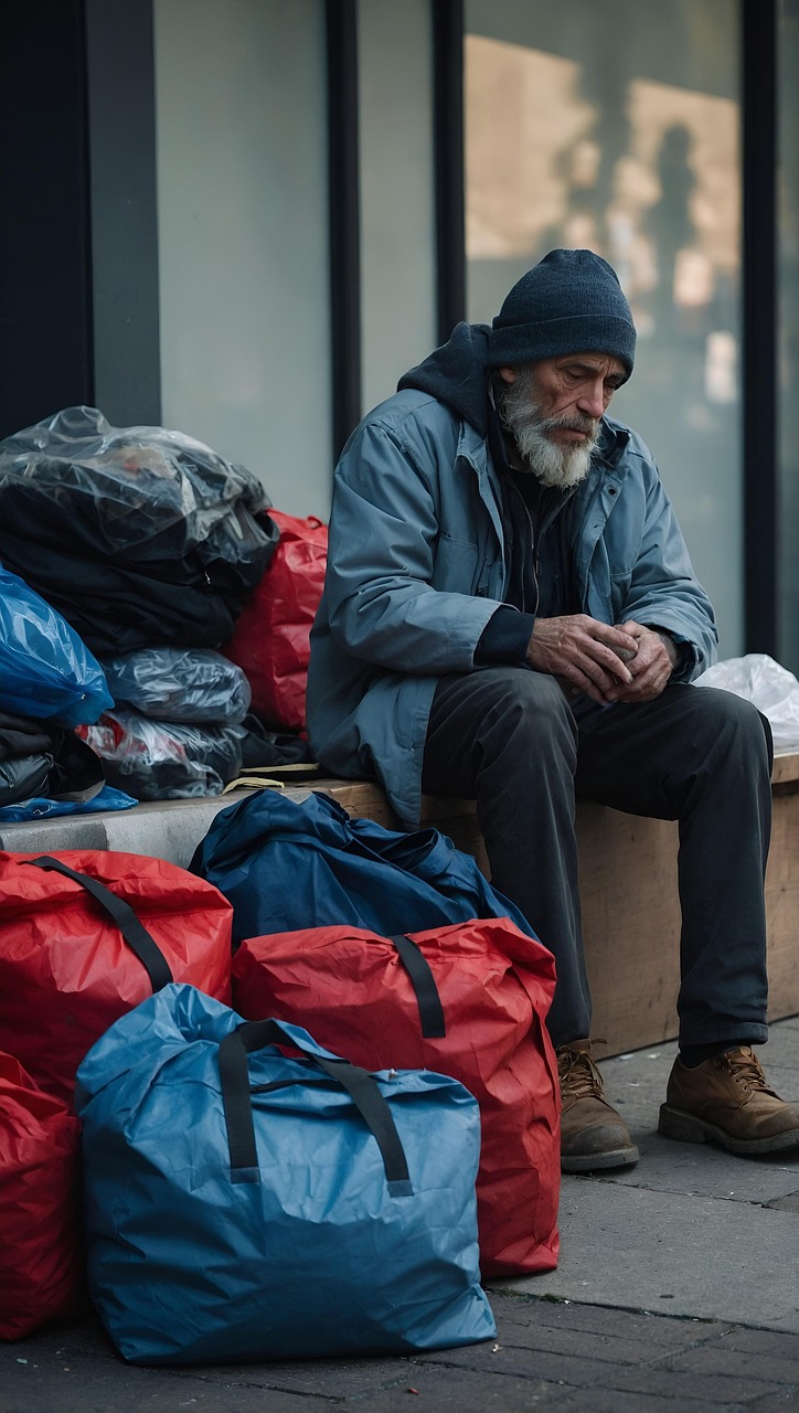 Download Ai Generated, Man, Homeless. Royalty-Free Stock Illustration ...