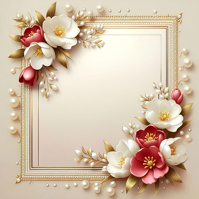 Download Ai Generated, Frame, Flowers. Royalty-Free Stock Illustration ...
