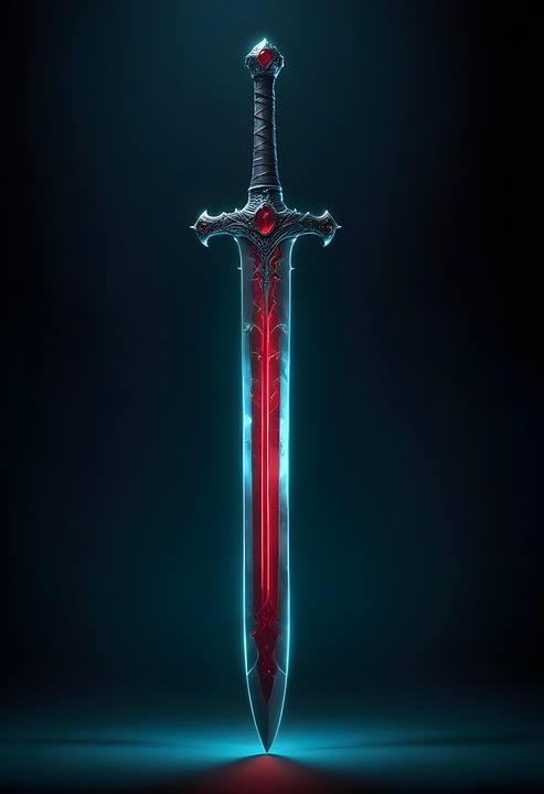 Download Ai Generated, Sword, Warrior. Royalty-Free Stock Illustration ...