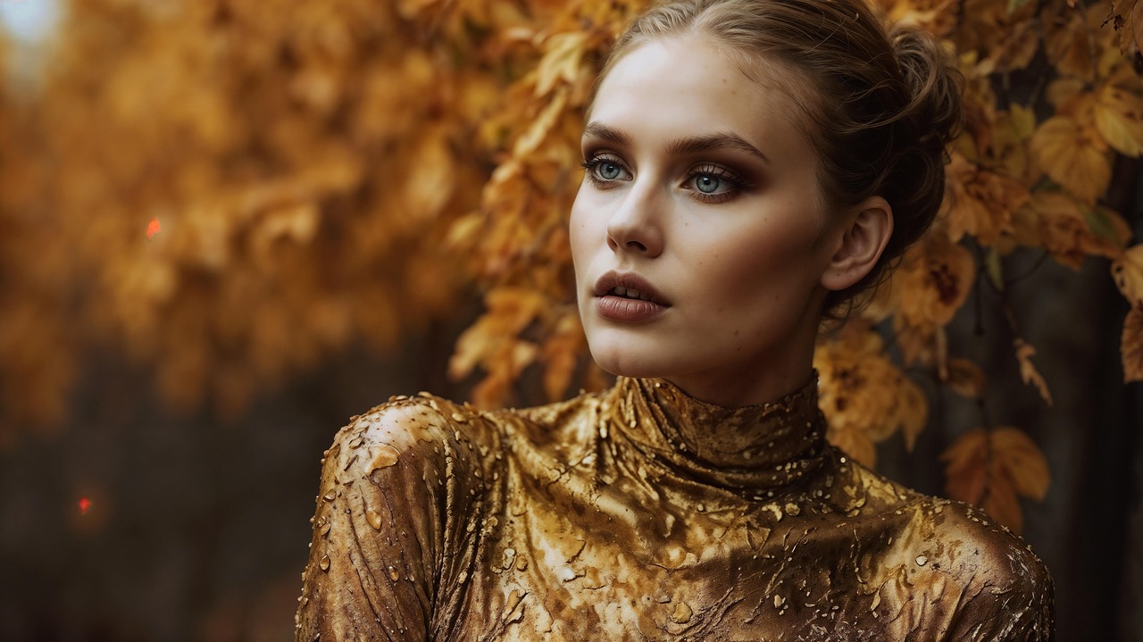 Download Ai Generated, Woman, Autumn. Royalty-Free Stock Illustration ...
