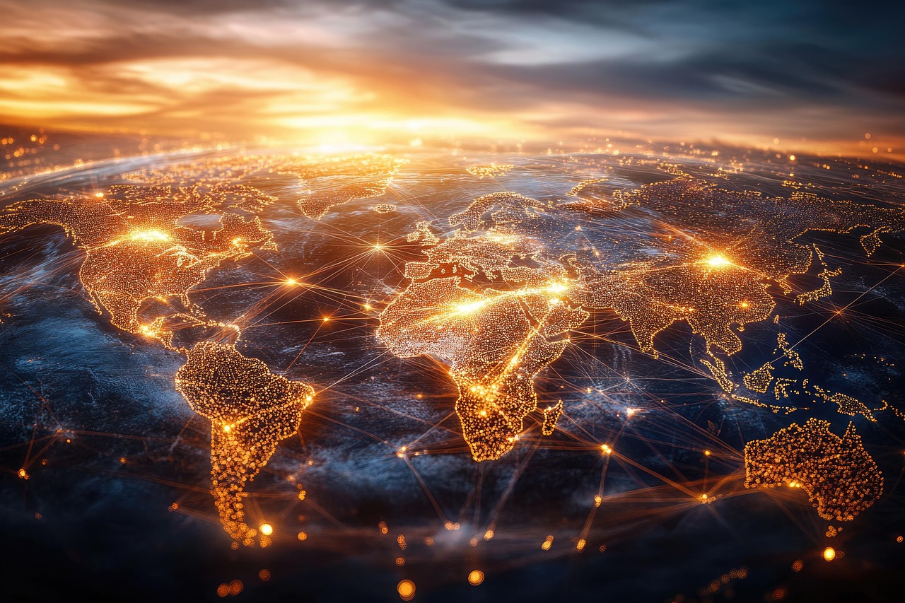 Download Global, Digital, Connectivity. Royalty-Free Stock Illustration ...