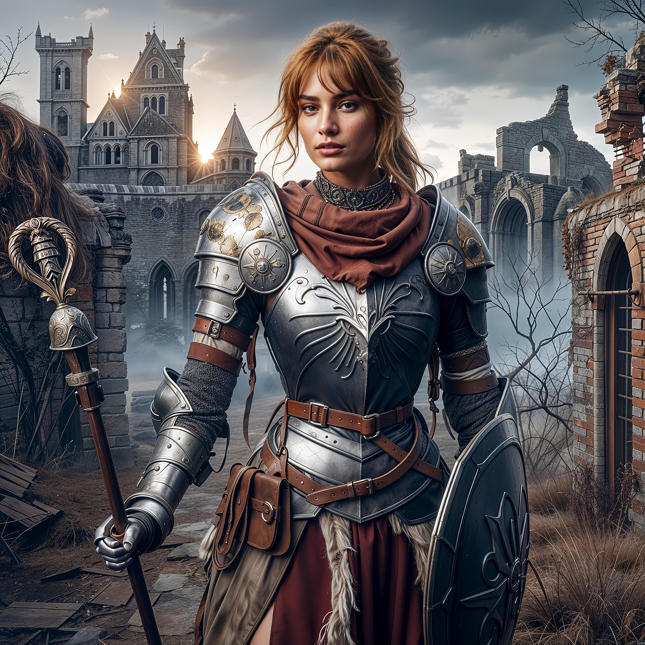 Download Warrior, Woman, Amazon. Royalty-Free Stock Illustration Image ...