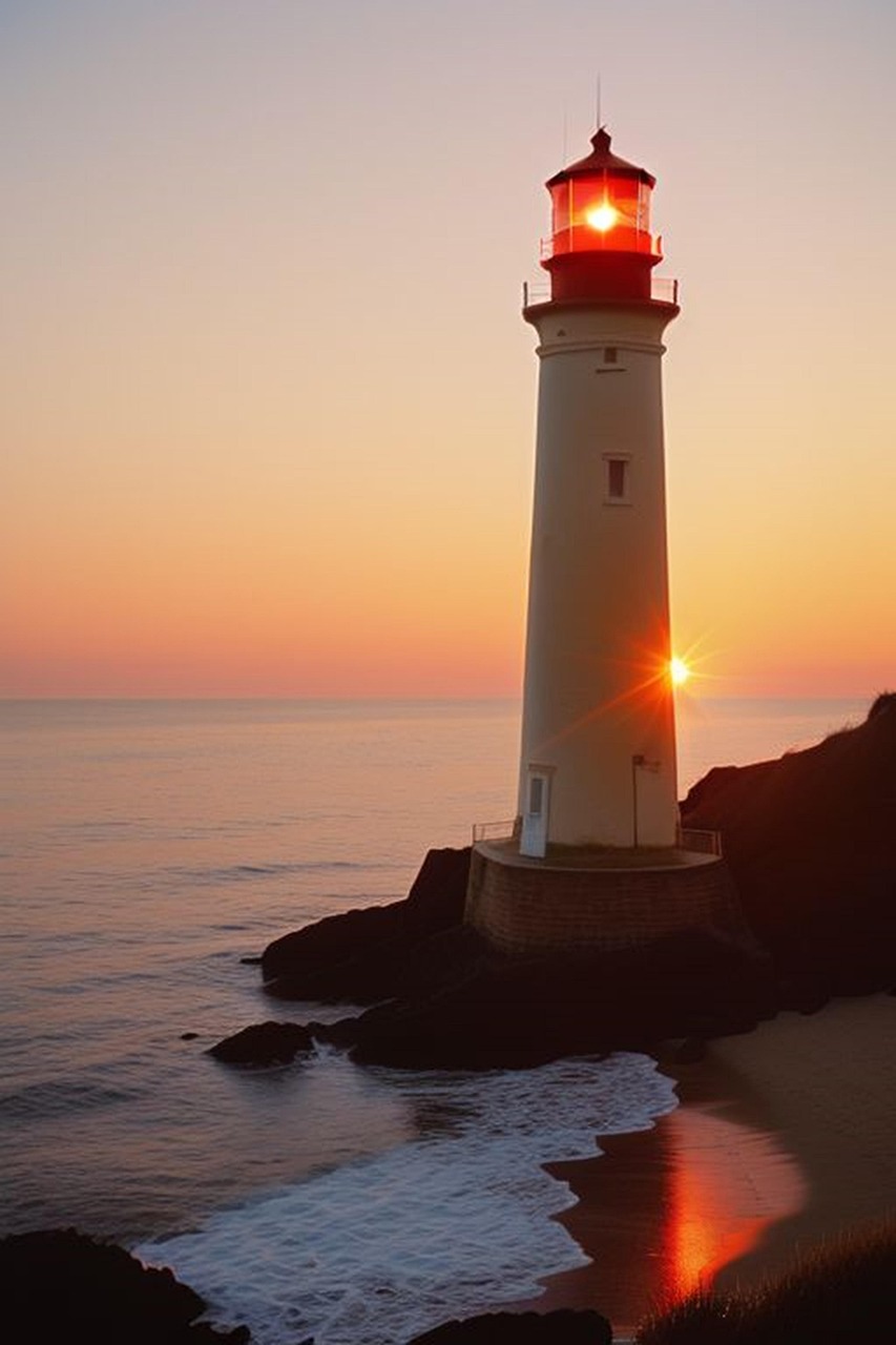 Download Ai Generated, Lighthouse, Beacon. Royalty-Free Stock ...