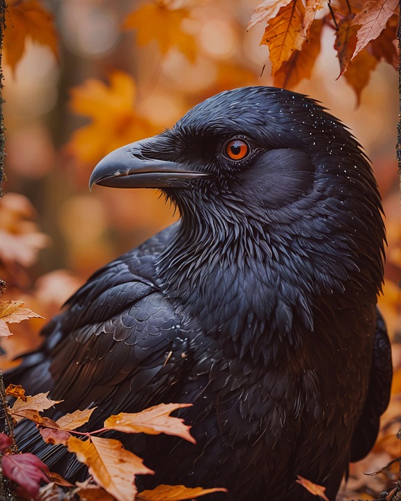 Download Fall, Bird, Crow. Royalty-Free Stock Illustration Image - Pixabay