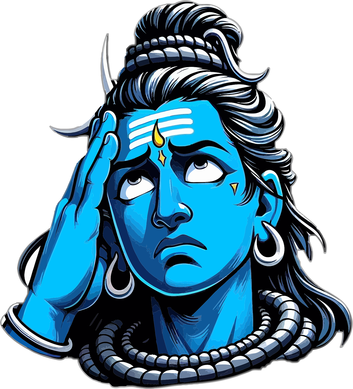 Emoji De Shiva Azul - Gráficos vectoriales gratis en Pixabay - Pixabay