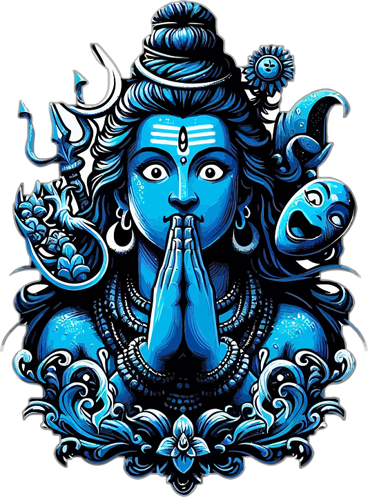 Download Blue Shiva Emoji, Shiva Emoji, Blue Emoji. Royalty-Free Vector ...