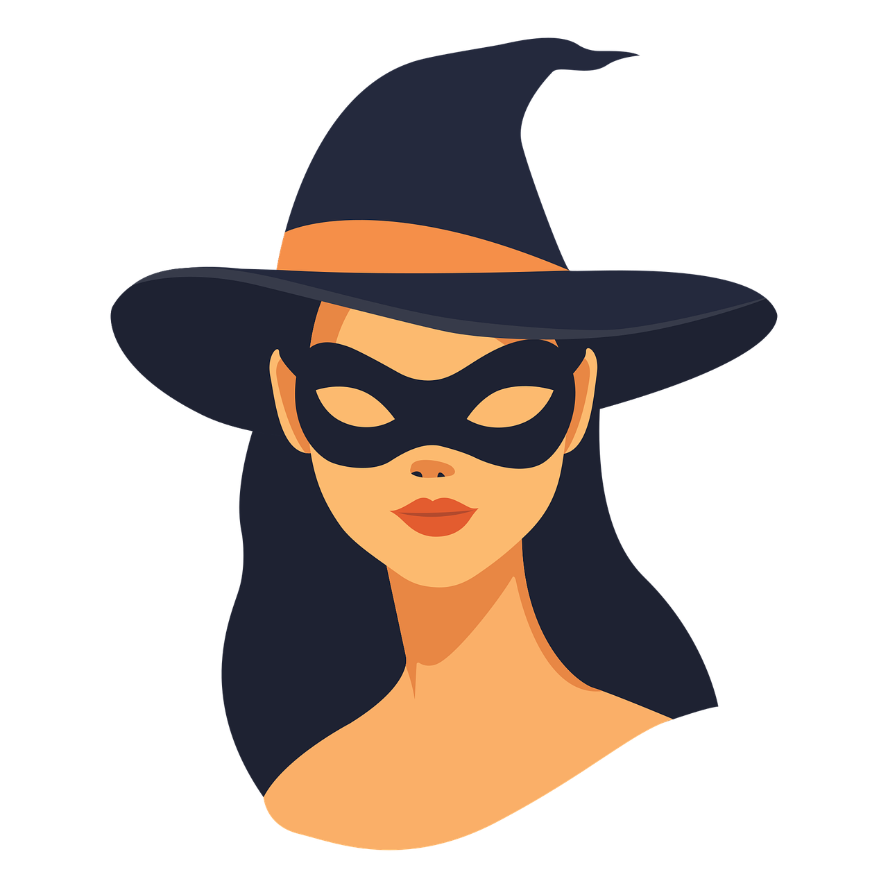 Download Girl, Mask, Hat. Royalty-Free Vector Graphic - Pixabay