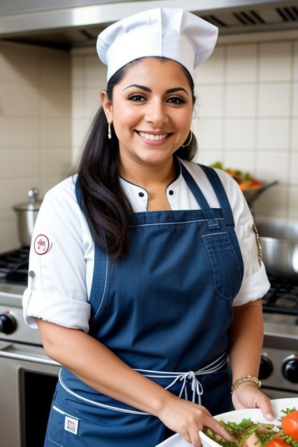 Download Female, Chef, Cooking. Royalty-Free Stock Illustration Image ...