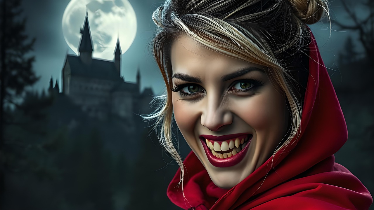 Download Red Riding Hood Forest Fairytale Royalty Free Stock