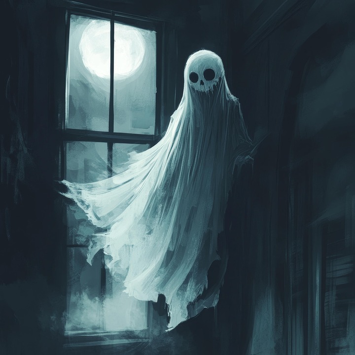 Download Scary, Ghost, Haunted. Royalty-Free Stock Illustration Image ...
