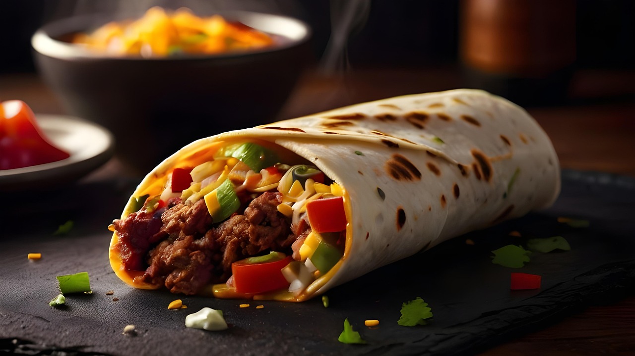 Download Ai Generated, Burrito, Mexican Dish. Royalty-Free Stock ...