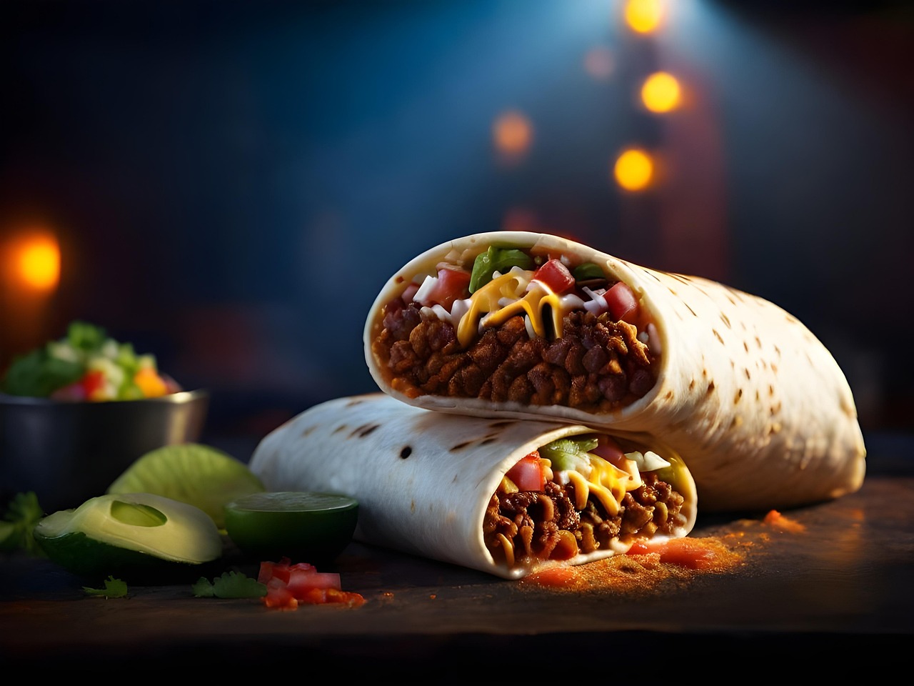 Download Ai Generated, Burritos, Mexican Dish. Royalty-Free Stock ...