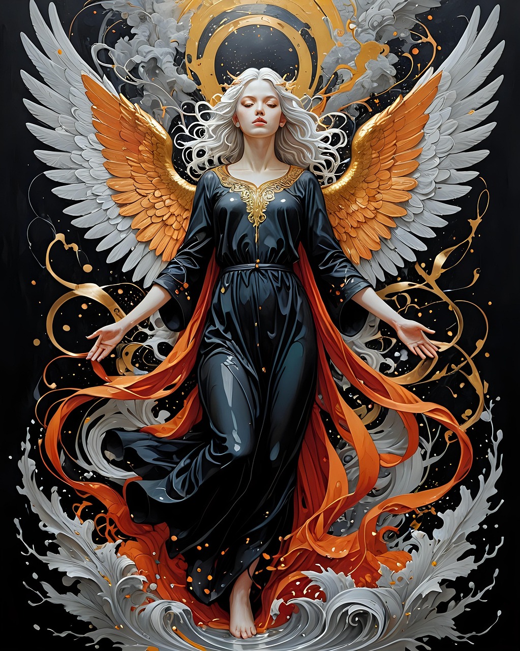 Download Angel, Paint, Art. Royalty-Free Stock Illustration Image - Pixabay