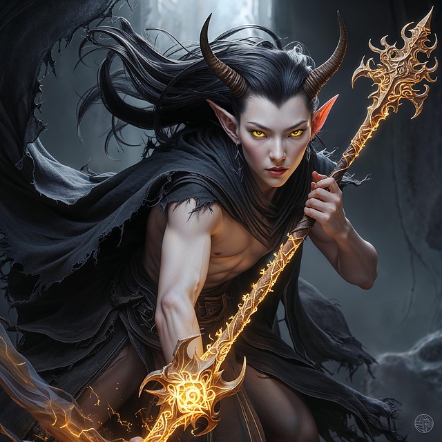 Download Ai Generated, Demon, Warrior. Royalty-Free Stock Illustration ...