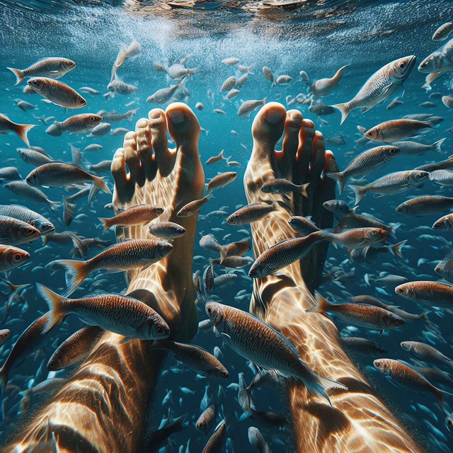 Download Ai Generated, Ocean, Feet. Royalty-Free Stock Illustration ...