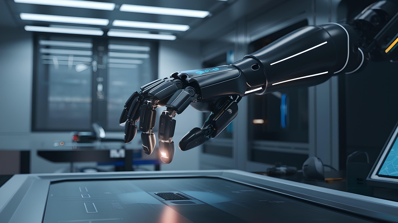 Download Ai Generated, Hand, Robotics. Royalty-Free Stock Illustration ...
