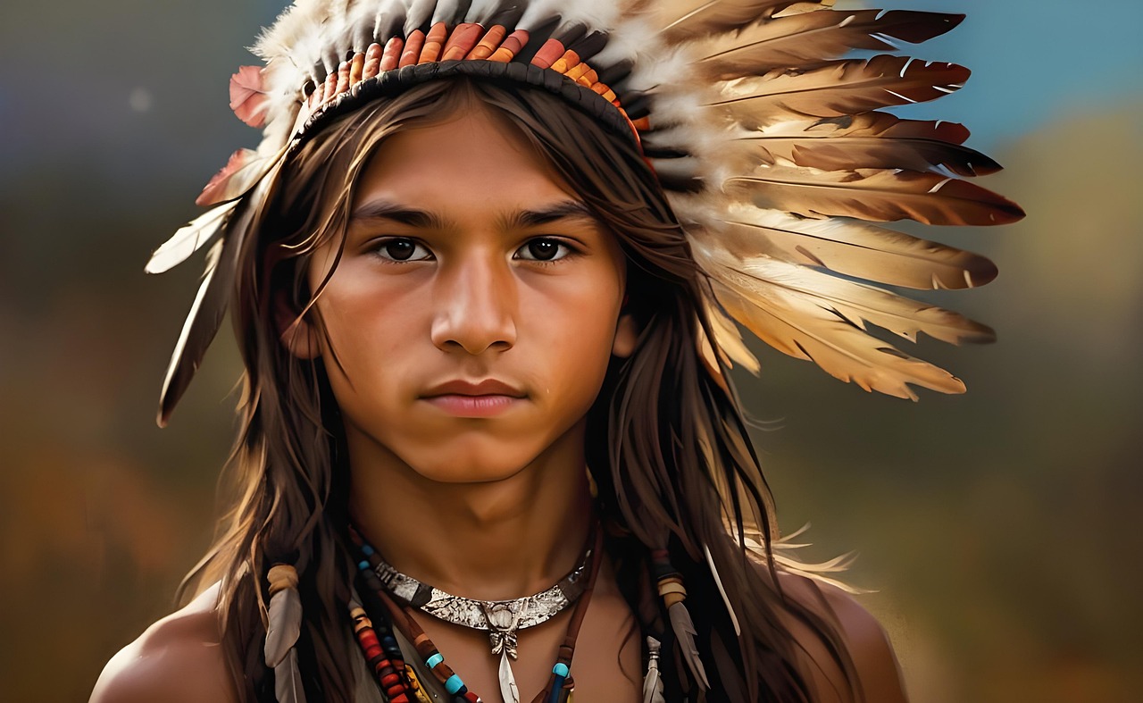 Download Ai Generated, American Indian, Original Inhabitant Of America ...