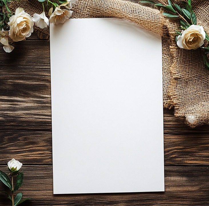 Download Blank Cards, Minimalist Stationery, Rustic Background. Royalty ...