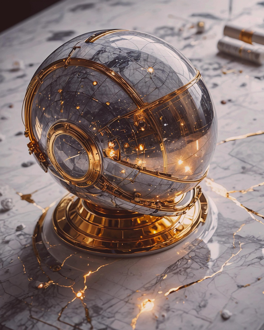 Download Orb, Sci-Fi, Golden. Royalty-Free Stock Illustration Image ...