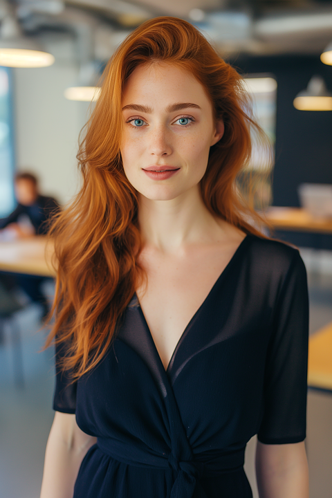 Download Ai Generated, Woman, Office. Royalty-Free Stock Illustration ...